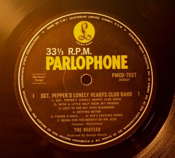 Label Variations – Part One – Sgt. Pepper | Beatles Blog