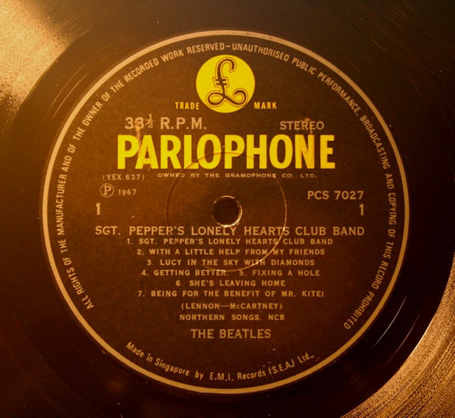 Label Variations – Part One – Sgt. Pepper | Beatles Blog