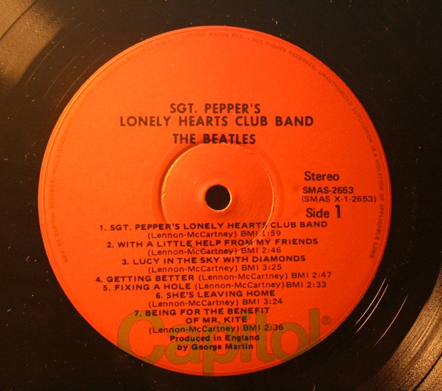 Label Variations – Part One – Sgt. Pepper | Beatles Blog