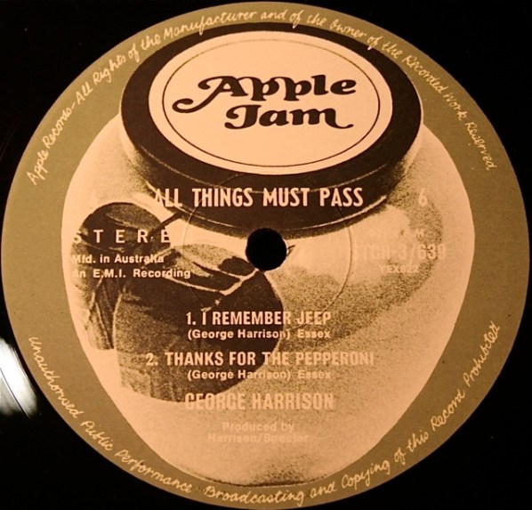 All Things Must Pass – Variations and Collectors Items | Beatles Blog