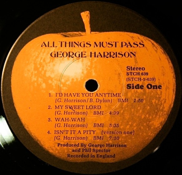 All Things Must Pass – Variations and Collectors Items | Beatles Blog
