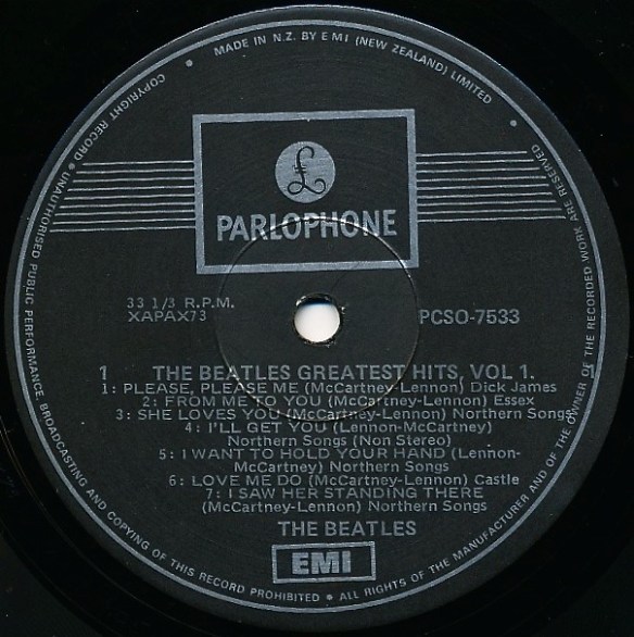 The Beatles Greatest Hits Volume 1 | Beatles Blog