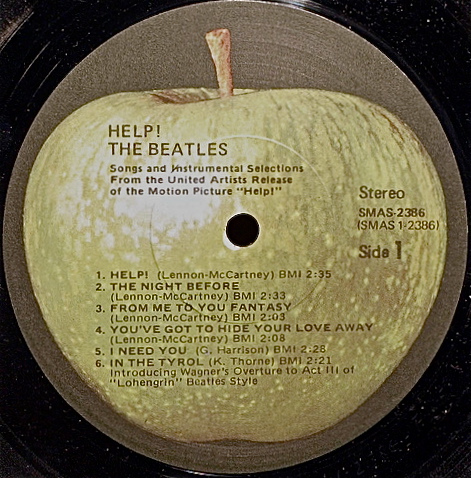 Label Variations Part Seven – Help! | Beatles Blog
