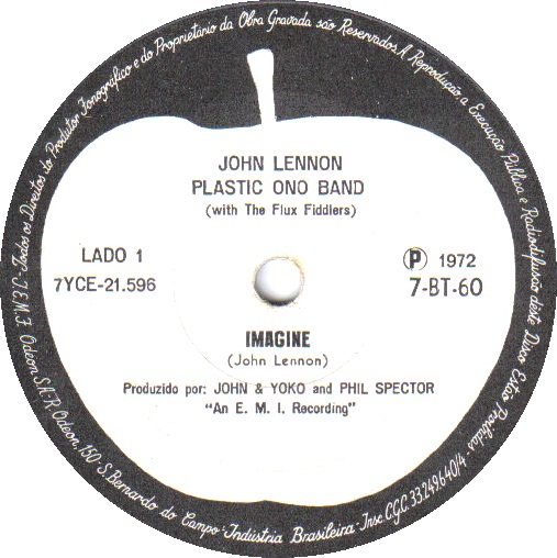 Label Variations Part Eight – Lennon’s “Imagine” Single | Beatles Blog