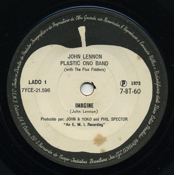 Label Variations Part Eight – Lennon’s “Imagine” Single | Beatles Blog