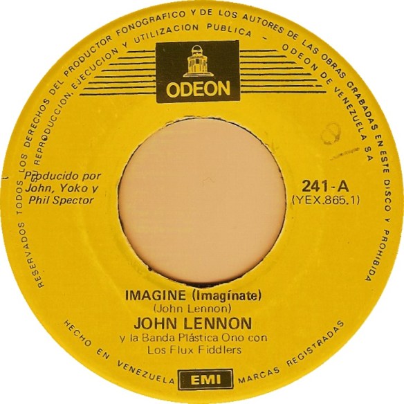 Label Variations Part Eight – Lennon’s “Imagine” Single | Beatles Blog
