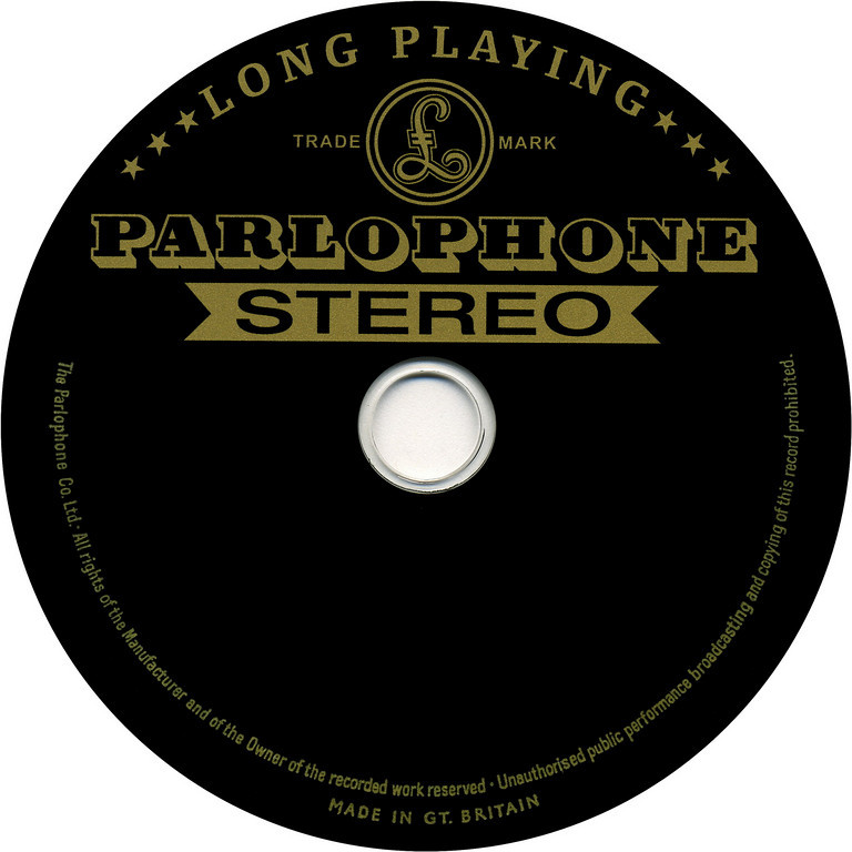 Apple Parlophone Black And Gold Stereo w original legalese-XL | Beatles ...